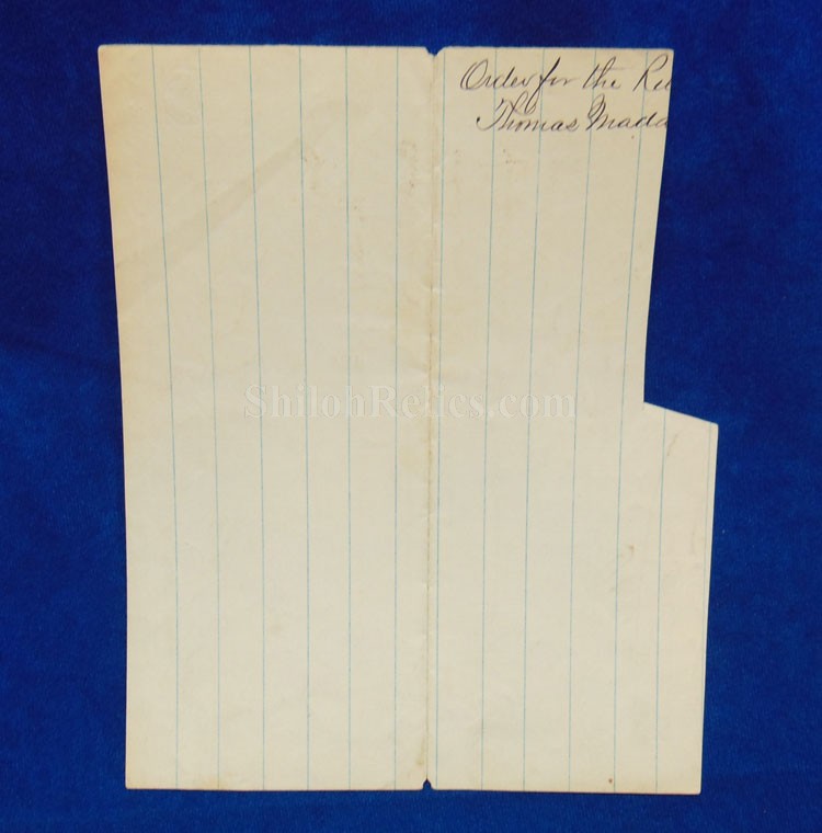 Shiloh Civil War Relics Catalog